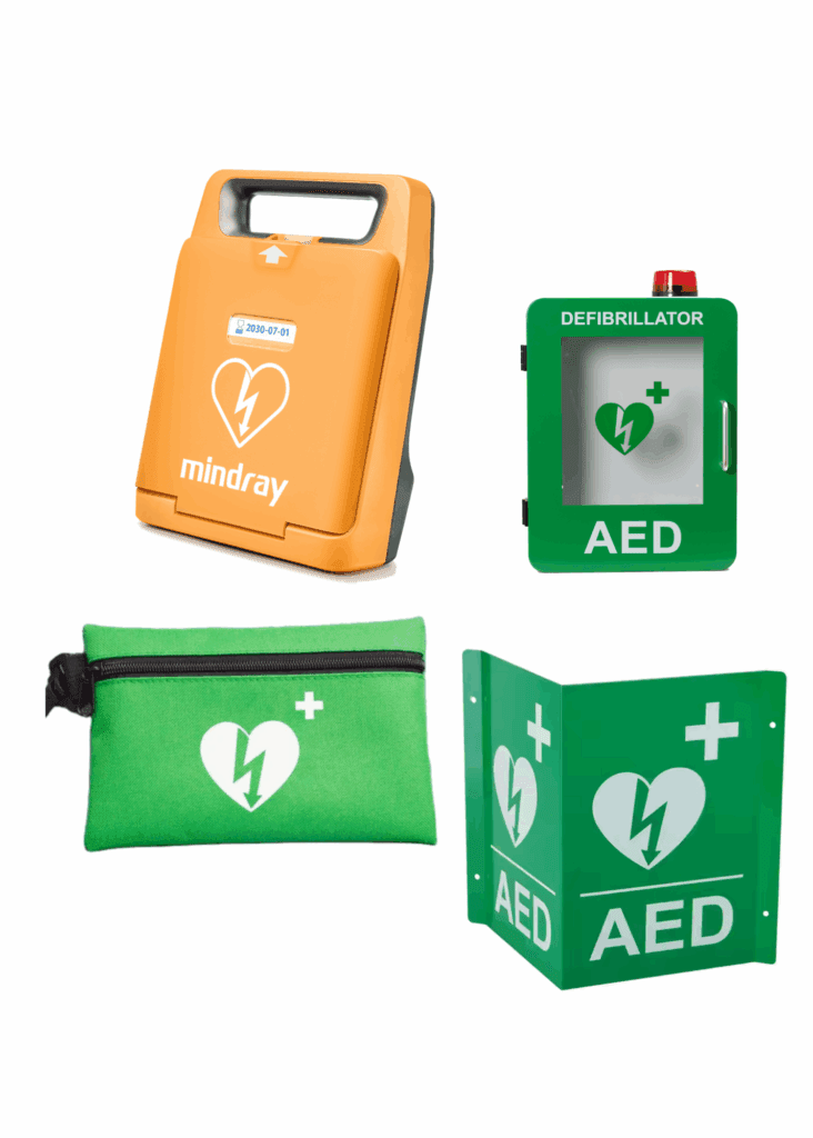 Mindray Cardiac Defibrillator Bundle AED, Cabinet, Sign and Prep kit ...